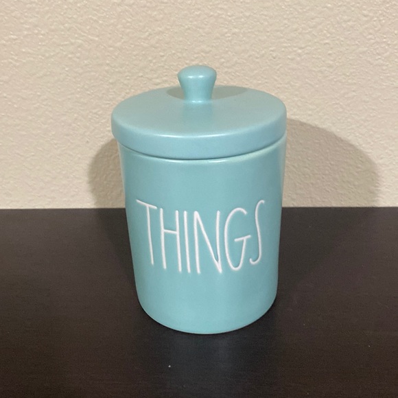 Rae Dunn | Bath | Hp New Rae Dunn Things Ceramic Canister | Poshmark